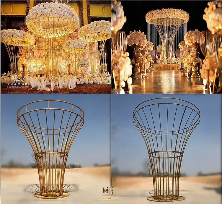 Elevate Your Wedding Decor with Blooming Tall Flower Stands