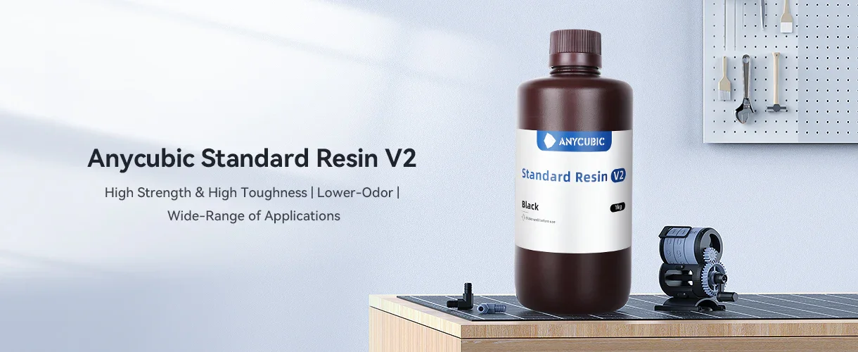 ANYCUBIC UV Standard Resin V2 Enhanced Toughness and Strength for LCD ...