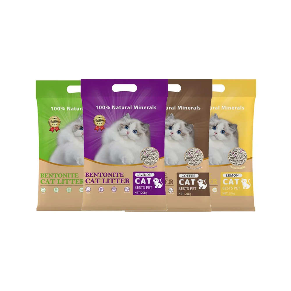 Wholesale Bulk 10kg 20kg Ball Shaped Premium Organic Clay Cat Litter ...