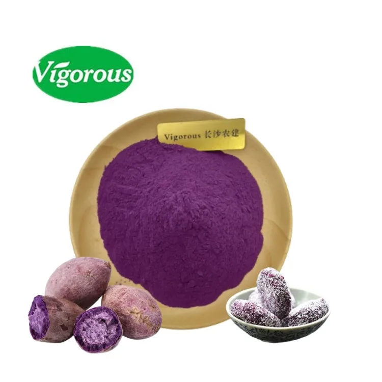 Organic Chinese Freeze-Dried Purple Sweet Potato Powder Sweet Purple ...
