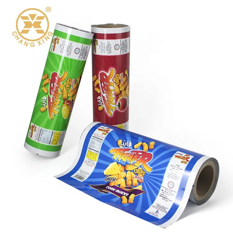 Custom Print Flexible Food Packaging Roll Stock Film