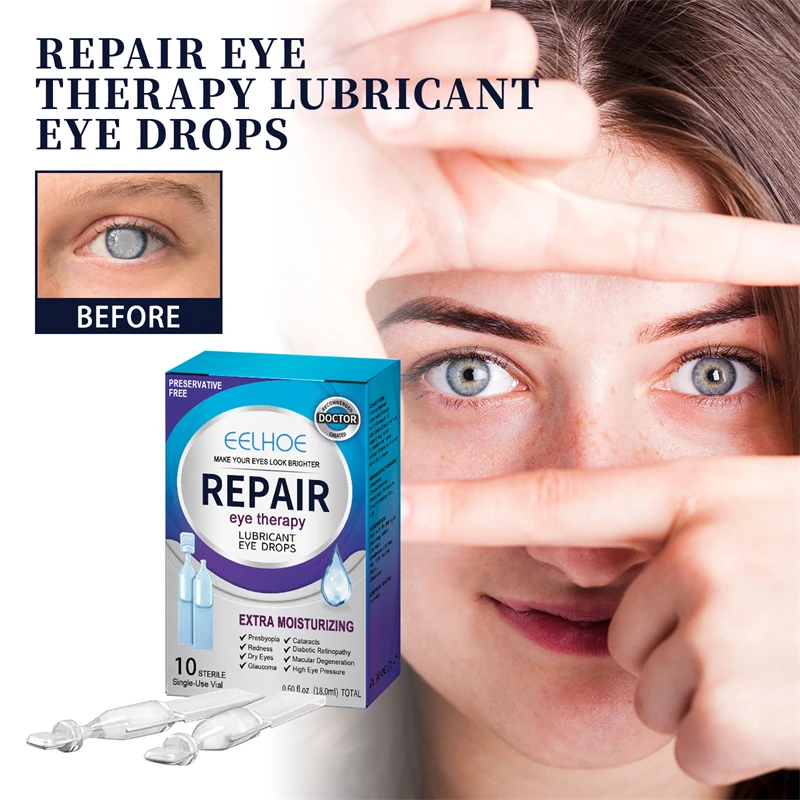 Eelhoe Private Label 18ml Eye Therapy Lubricant Eye Drops Presbyopia ...