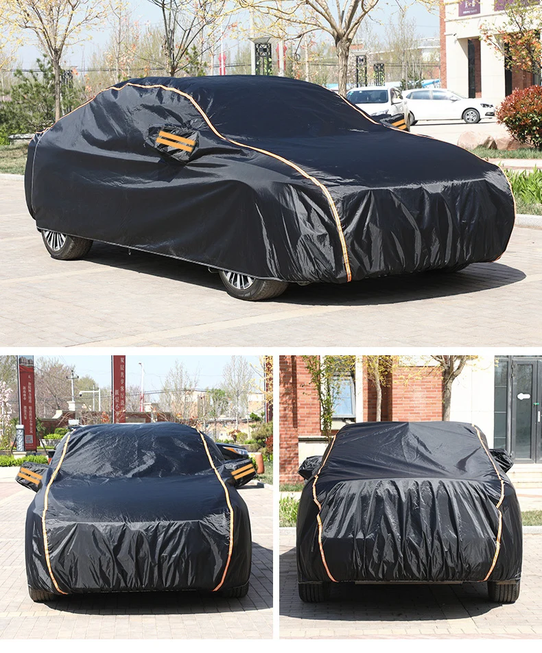 Universal Waterproof Snowproof All Weather Protection Car Cover Silver ...