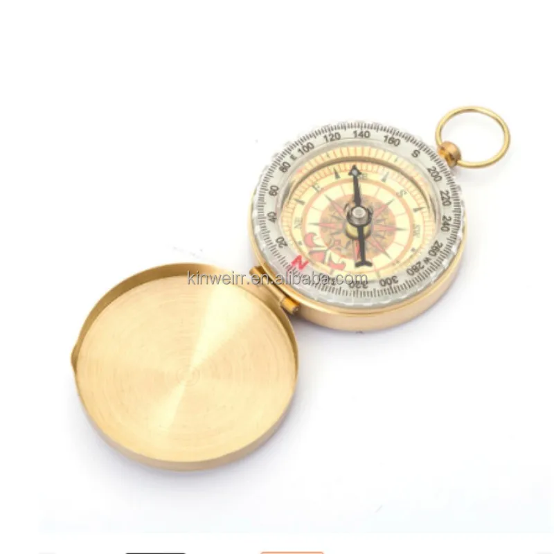 Factory Supply Copper Material Pocket Watch Style Compass For ...