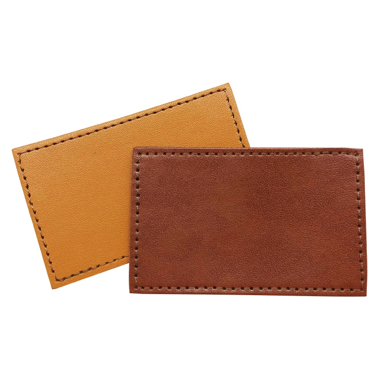 Custom Leather Patches - Iron-On, Eco-Friendly, and Durable