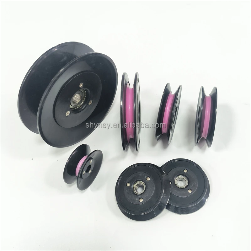 White Pink Ceramic Yarn Guide Ceramic Pulley Wheel Ceramic Roller With ...