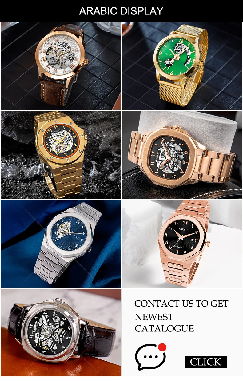 Custom Brand Stainless Steel Luxury Wrist Automatic Movement Mechanical ...