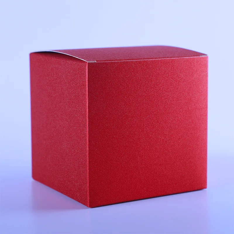 Universal Small Square Kraft Paperboard Gift Box Reusable Wedding Candy ...
