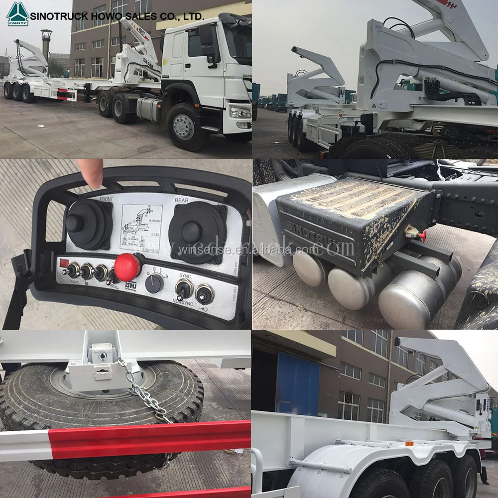 36ton Container Side Discharge Lift Box Loader 40ft Self Load Container ...