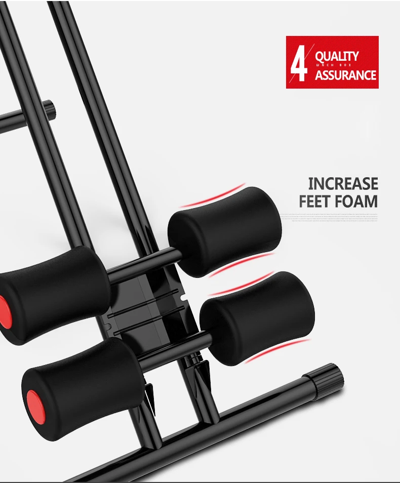 Foldable Abdominal Trainer Ab Vertical Waist Fitness Machine Equipment ...