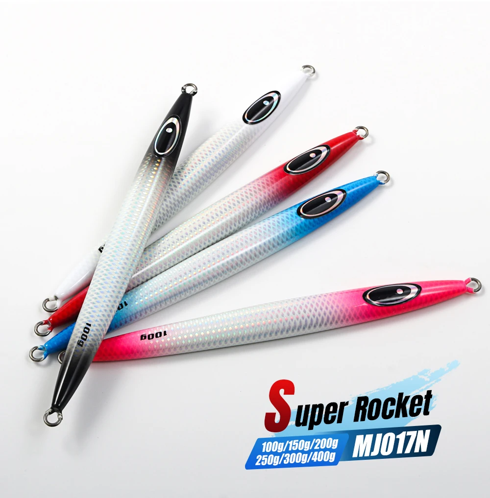 Metal Jig Lure 100g 150g 200g 250g 300g 400g Saltwater Jig Artificial ...