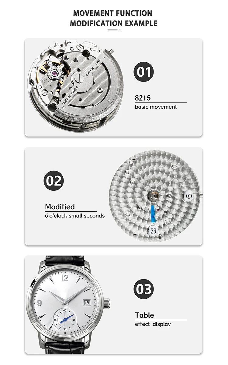 SANYIN OEM Double Tourbillon Movement - Customizable Watches