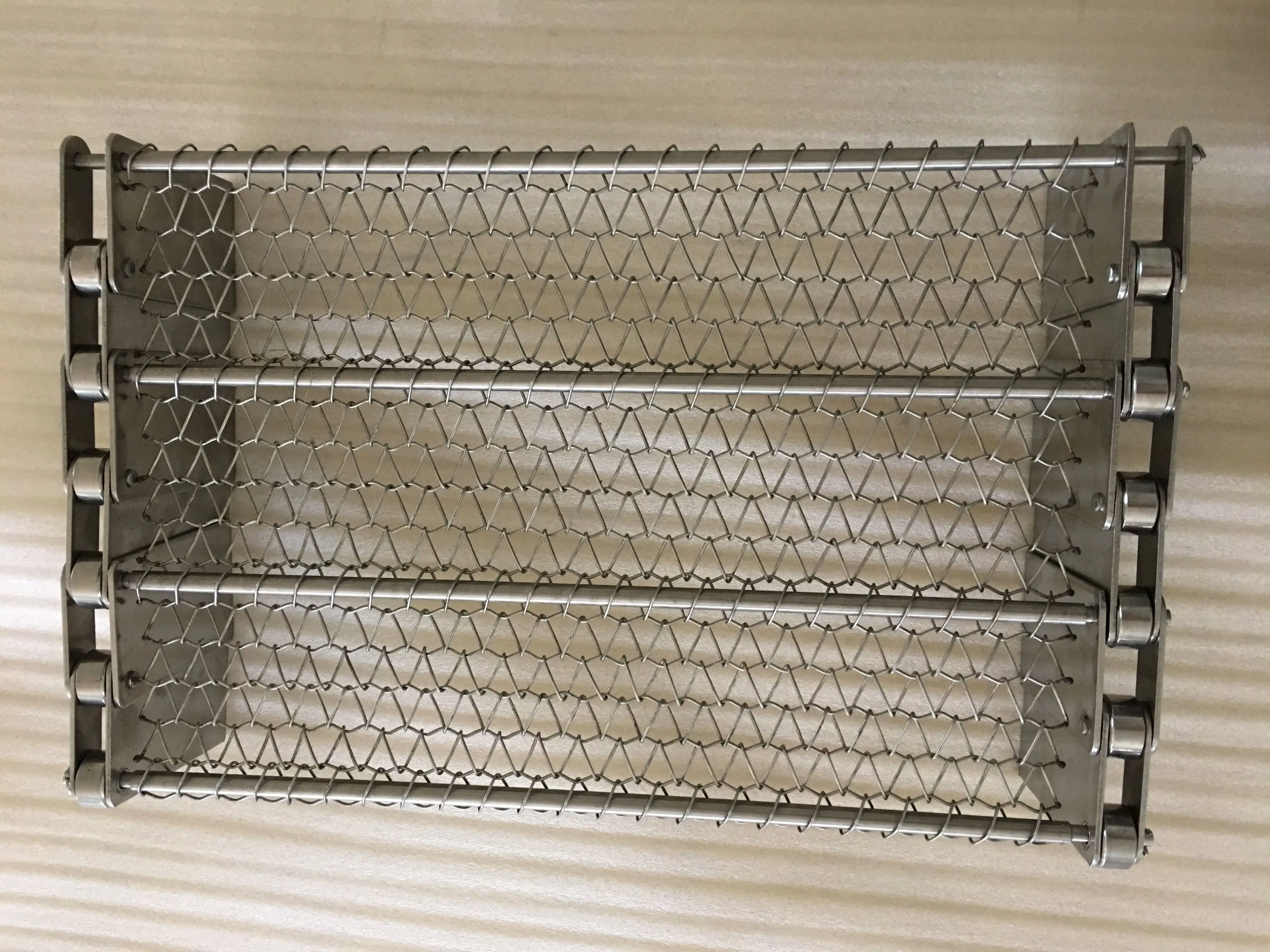 Conveyor Belt High Temp Wire Stainless Chain Plate Spiral Conveyor ...