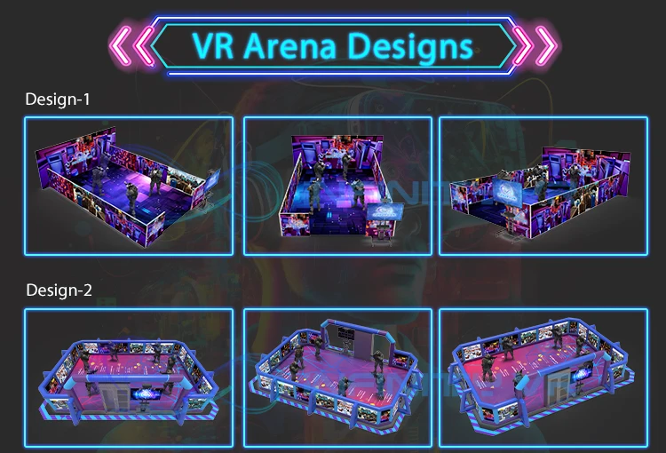 Vr Theme Park 9D Vr Simulator - Mini Arena for 4-10 Players