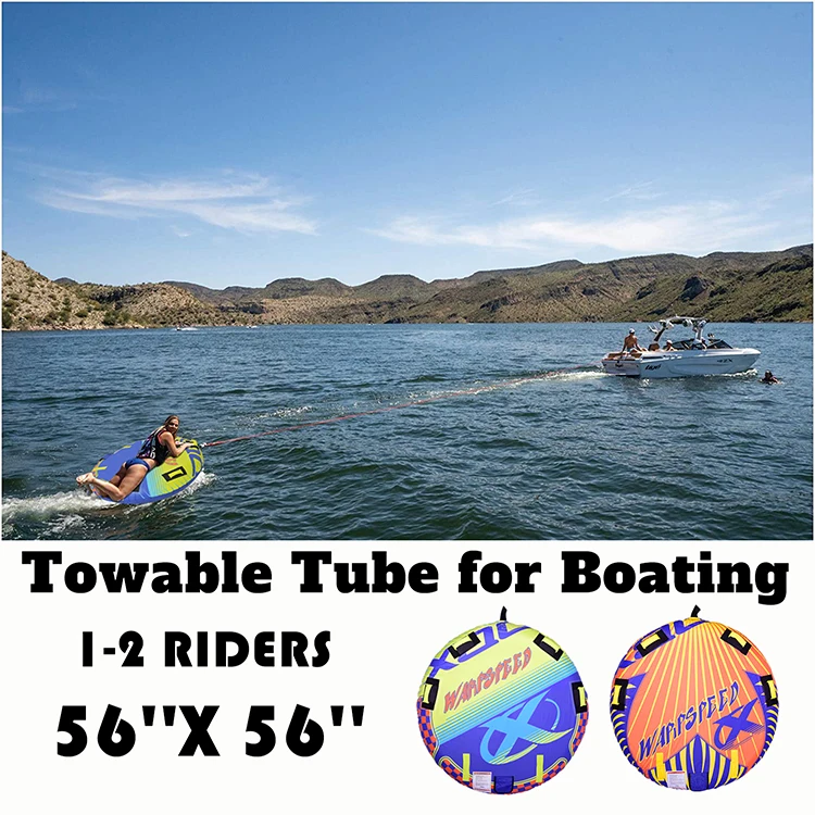 Alibaba.com: Custom Inflatable Water Ski Towable Tubes for single ...