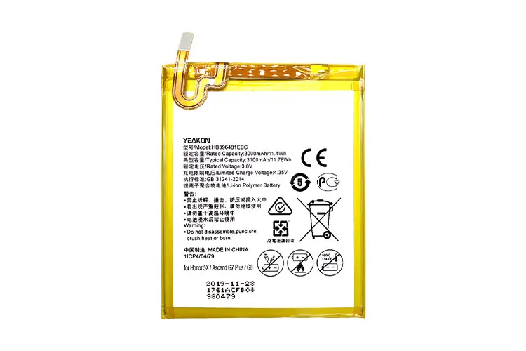 Hb396481ebc Mobile Phone Rechargeable Battery For Huawei Honor 6 5x 5a ...