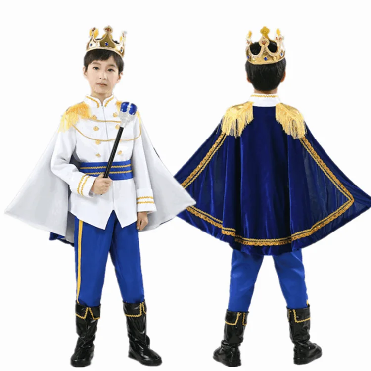 Prince Cosplay Costume King Halloween Cosplay Party Costume Children ...