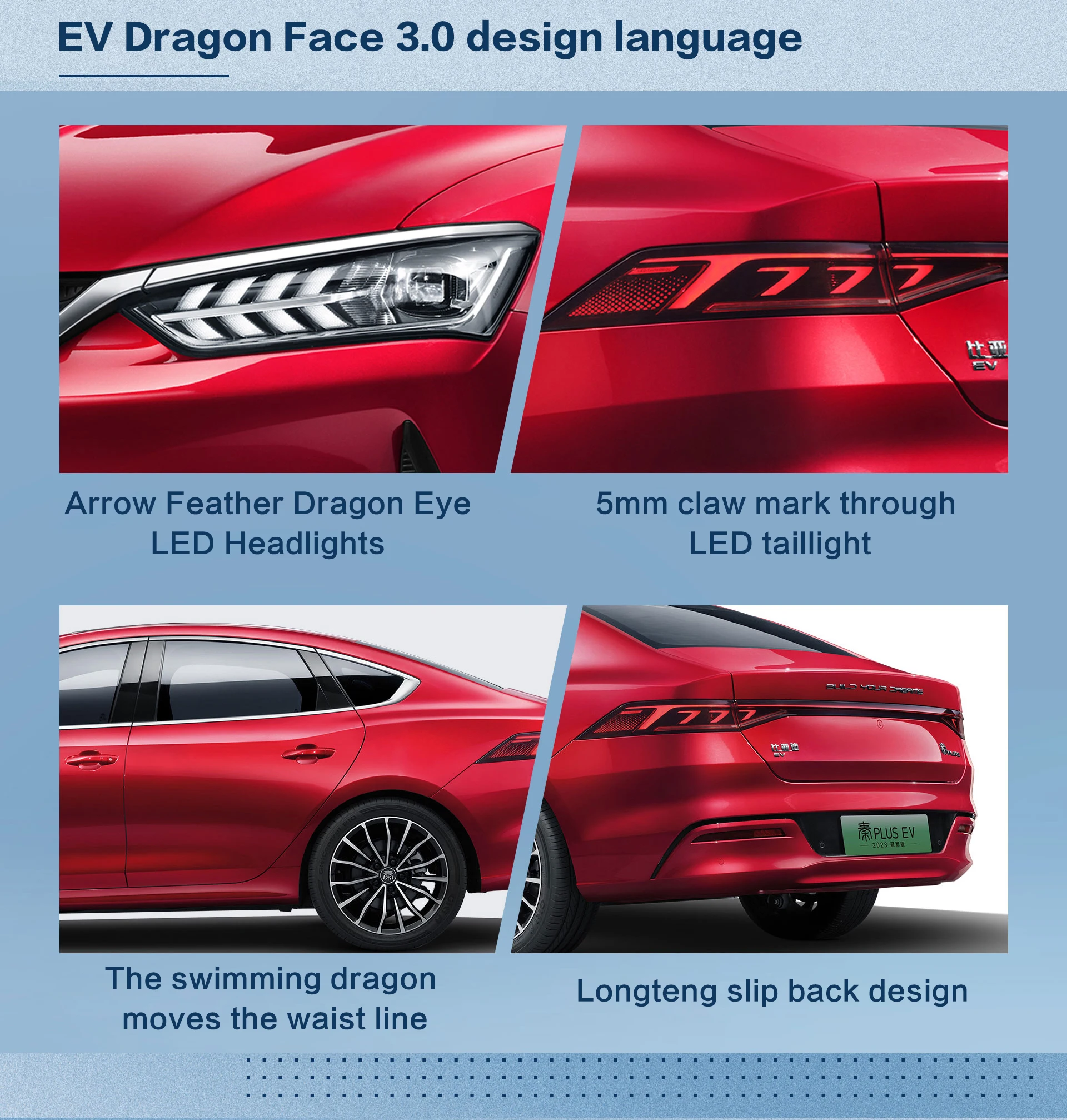 Cheap Cars Byd Qin Plus Ev Champion 610km/510km/420km Type New Electric Vehicle In Stock Export ...