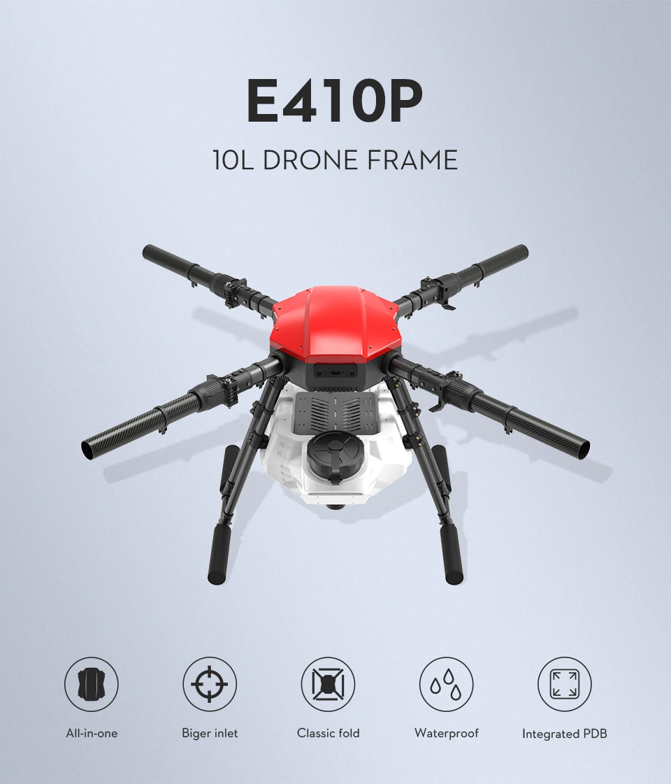 Quality Guarantee EFT E410P Waterproof Agriculture Drone 10L Tank Farm ...