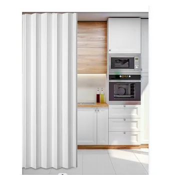 Pvc Bi-parting Folding Sliding Kitchen Door Accordion Door Partition ...