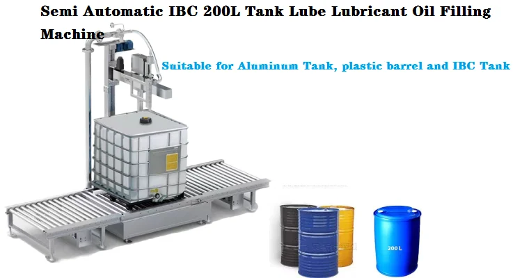 Semi Automatic IBC 200L Tank Lube Lubricant Engine Oil Single Hand ...