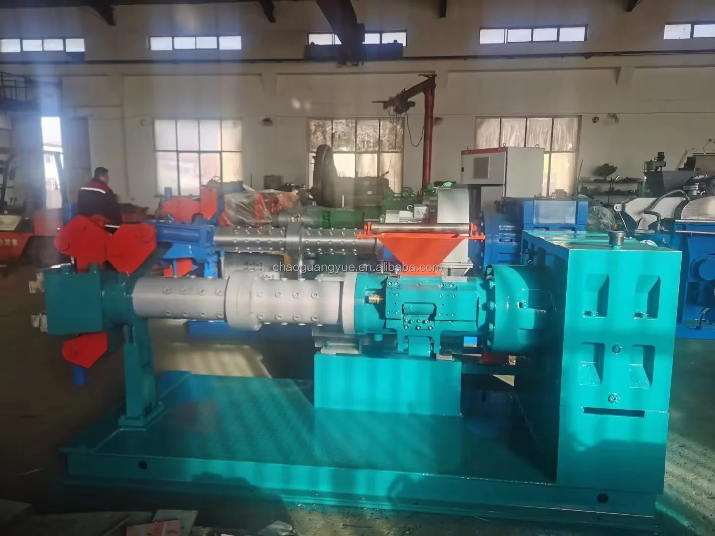 Pin Barrel Cold Feed Vacuum Extruder Silicone Rubber Extruder Machine ...