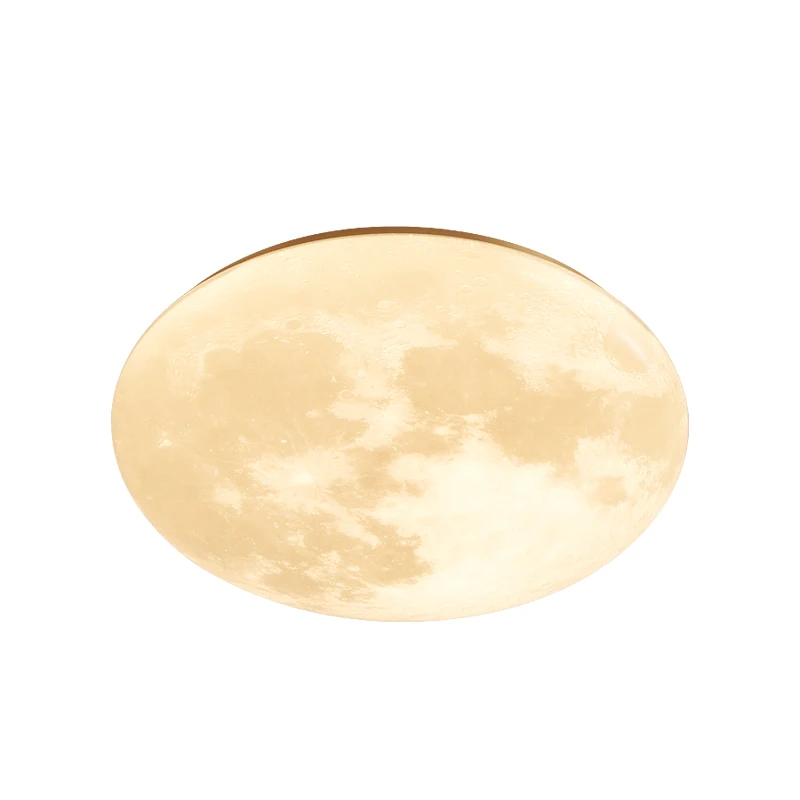 Indoor Living Room Bedroom Moon Led Decoration Light Ceiling Surface ...