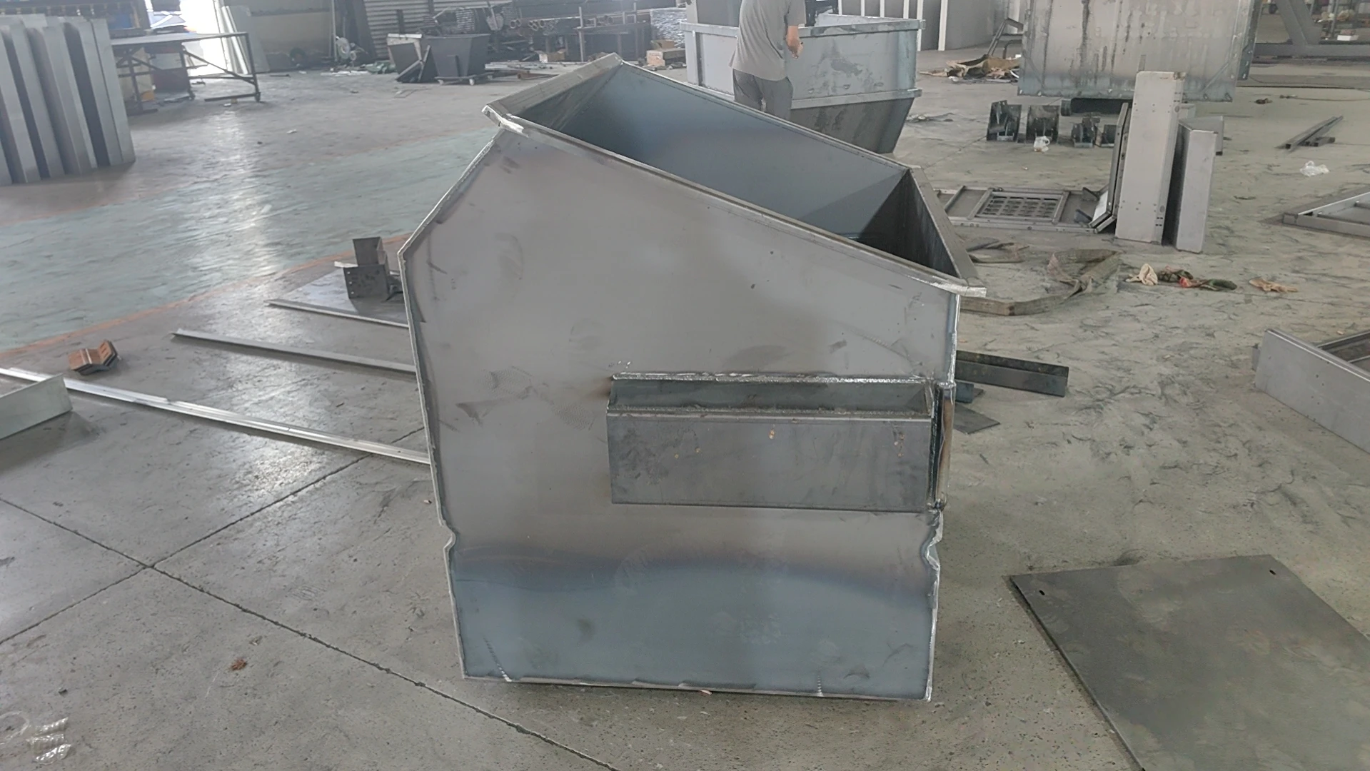 High Strength Steel Forklift Skip Recovery Waste Bins Waste Recovery ...