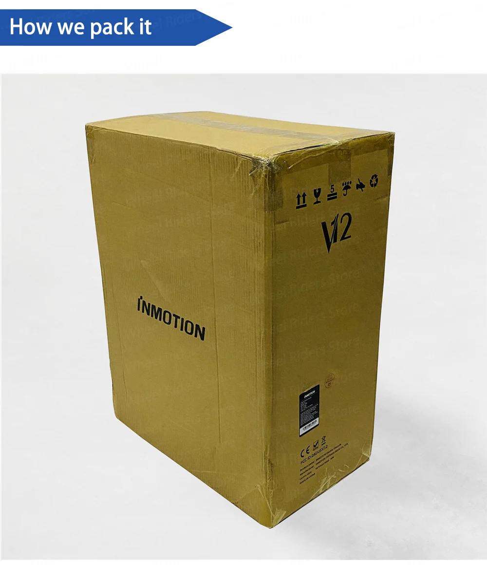 INMOTION V12 Electric Unicycle - 2500W High Speed Monowheel