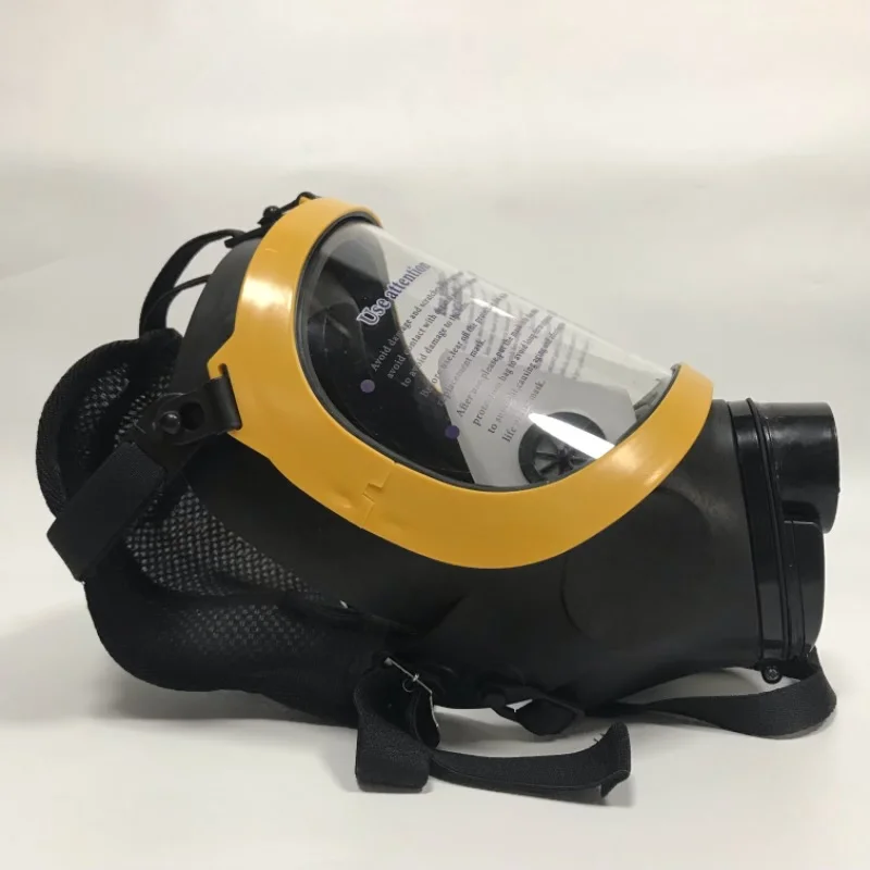 Cylindrical Silicone Anti Gas Mask - Firefighting & Pollution