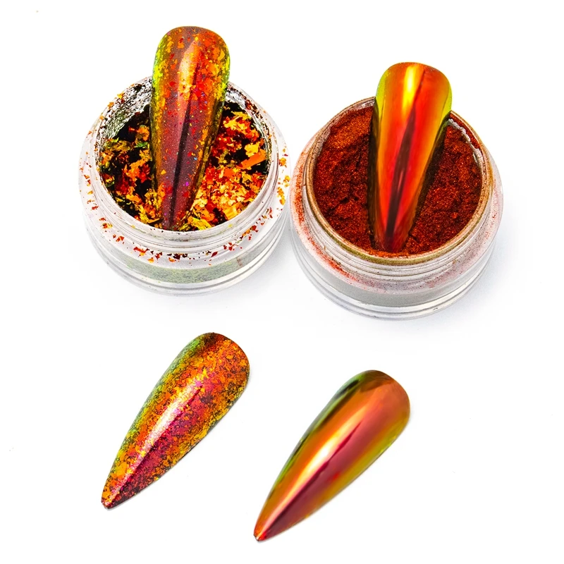 Optical Variable Color Shifting Pigment Chrome Powder Cosmetic Paint ...