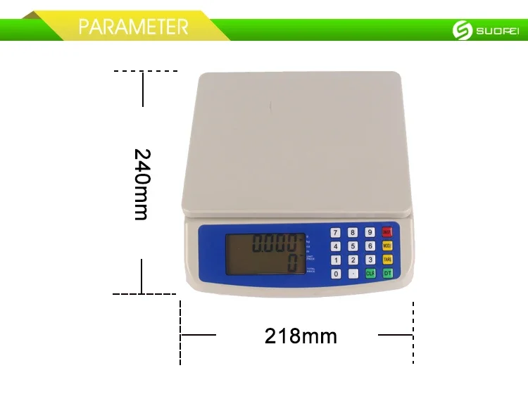 30kg/1g Accuracy Lcd Display Counting Weight Balance For Commercial ...
