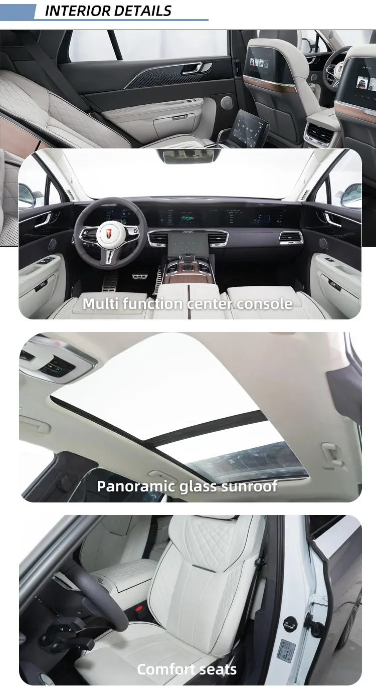 Hongqi E-hs9 2021 510km Ehs9 Version Cars Used China Electric Cars Suv Sport Dual Motor Drive ...