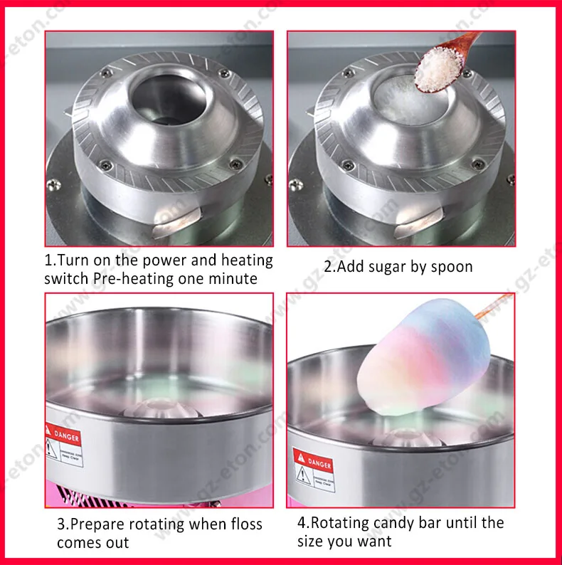 Wholesale Commercial Use Marshmallow Machine Sugar Cotton Candy Floss ...