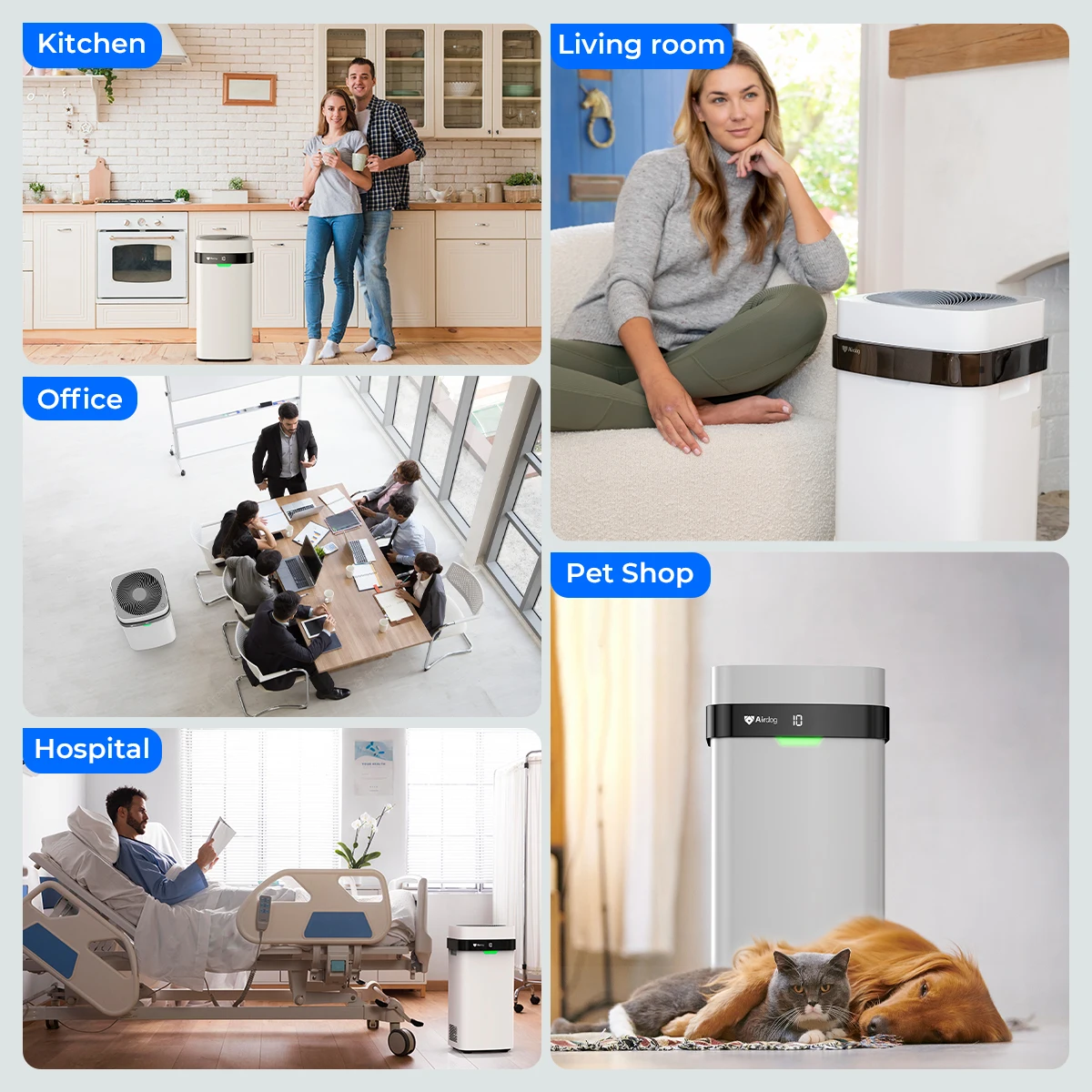 Airdog Bipolar Ionization Purify Home Air Purifiers for Large Room ...
