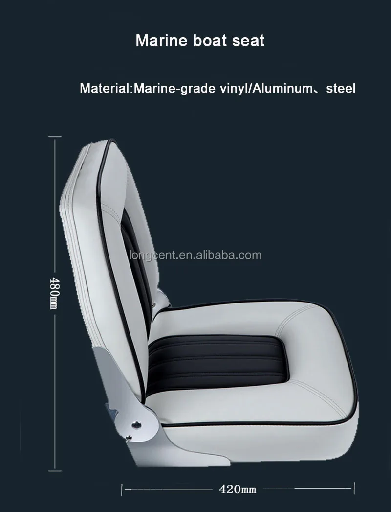 Marine Speed Boat Chair High Back Soft Pack Seat Anti Uv Folding ...