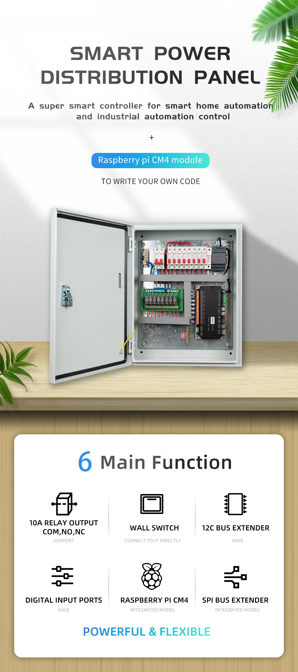 Raspberry Pi Distribution Board for Home Assistant - Kincony