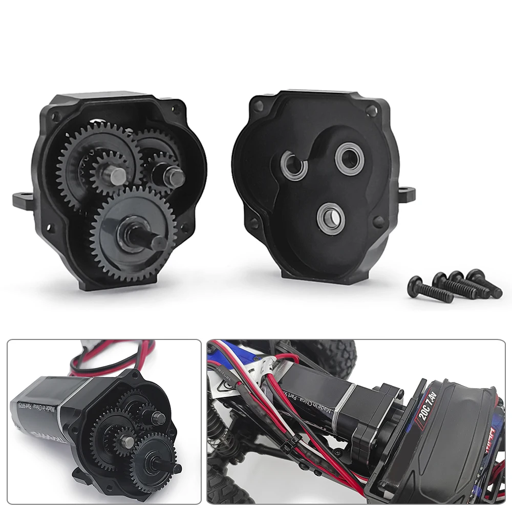 Metal Gearbox for TRX4M Bronco K10 RC Crawler Upgrade