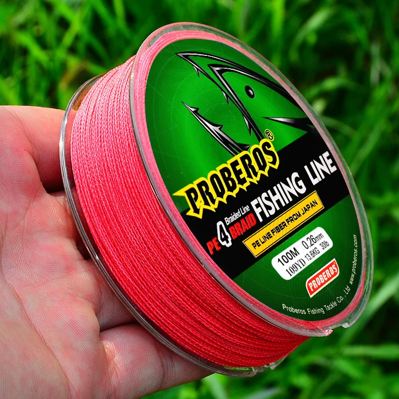 Topline 6LB-100LB 100M 4 Strands Braided Fishing Line 4 Weaves Braid PE ...