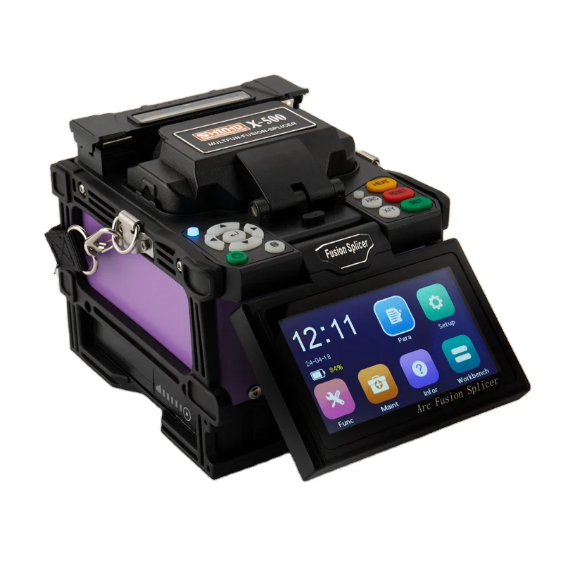 Shinho Shinhu Optical Fiber Fusion Splicer X500 Fiber Optic Splicing ...
