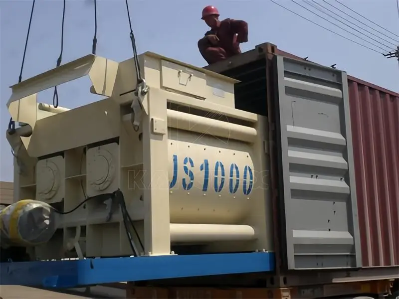 1 Cbm Cement Twin Shaft Mixing Machine Js1000 Ready Mixed Large ...