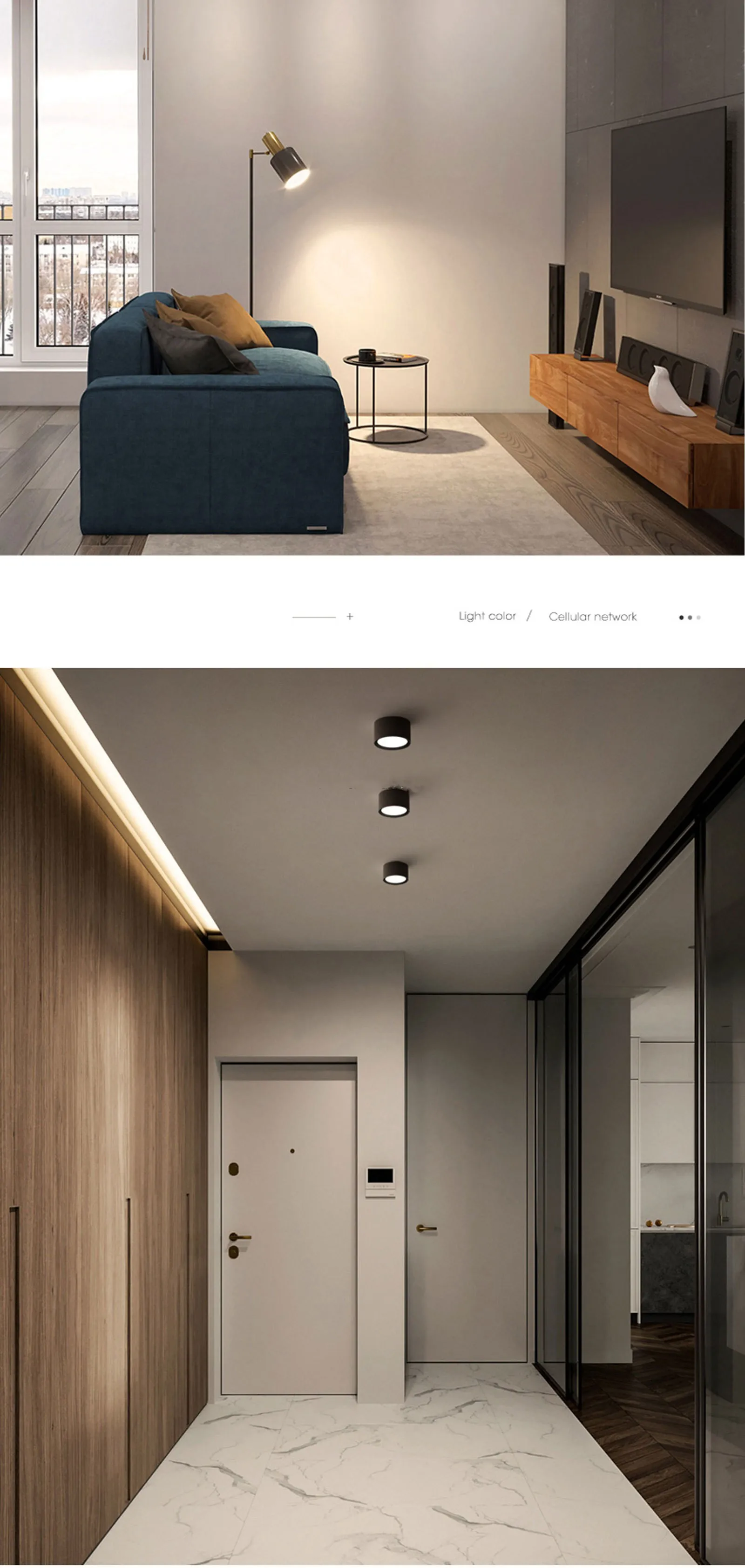 Surface Mounted Corridor Light LED - Nordic Minimalist