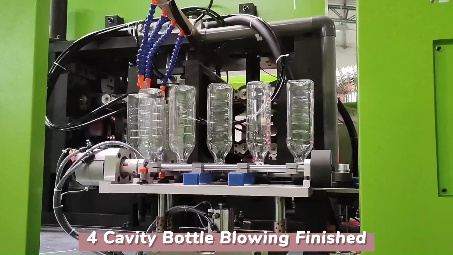 4cavity Pet Bottle Blow Molding Machine Cosmetic Pure Mineral Water Oil ...