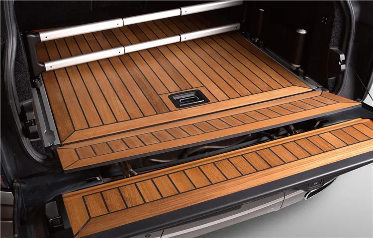 Real Teak Wood Trunk Floor for Range Rover Vogue - Easy Installation ...