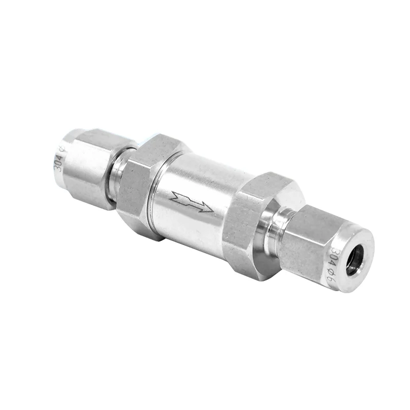 Compression High Pressure Instrument Check Valve Double Ferrule Non ...