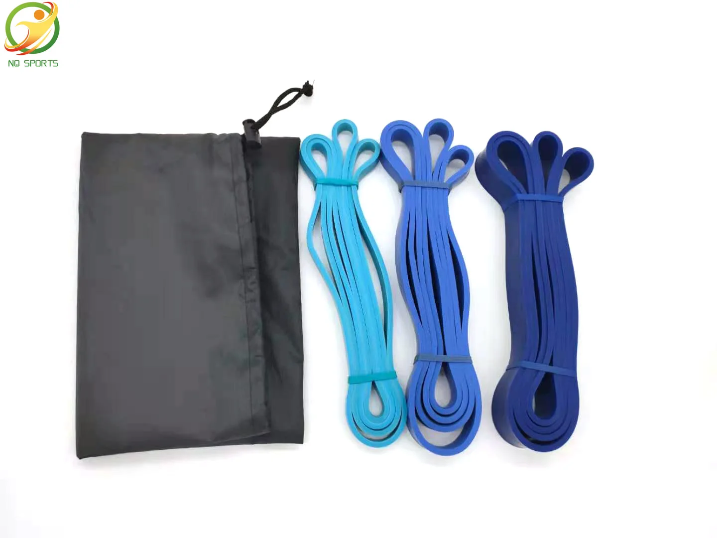 NQ SPORTS Custom Logo 2080mm Latex Elastic Fitness Band