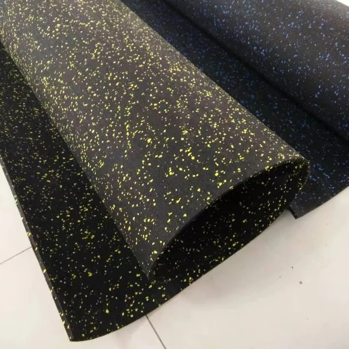 Yellow Crumb Rubber Gym Flooring Roll 3mm 5mm 8mm - Buy Anti Slip Floor ...