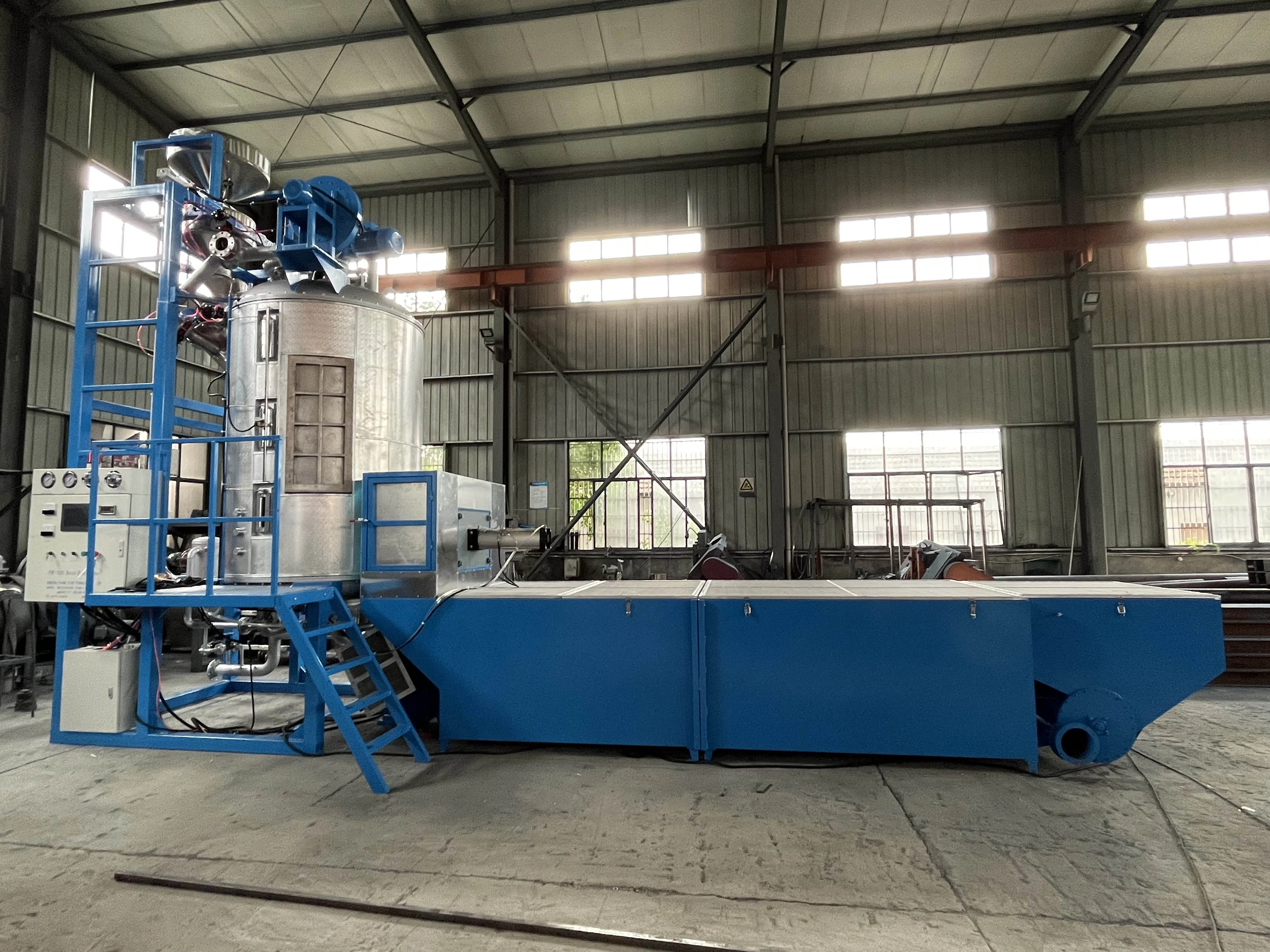 Automatic Continuous EPS Pre Expander for Concrete Blocks