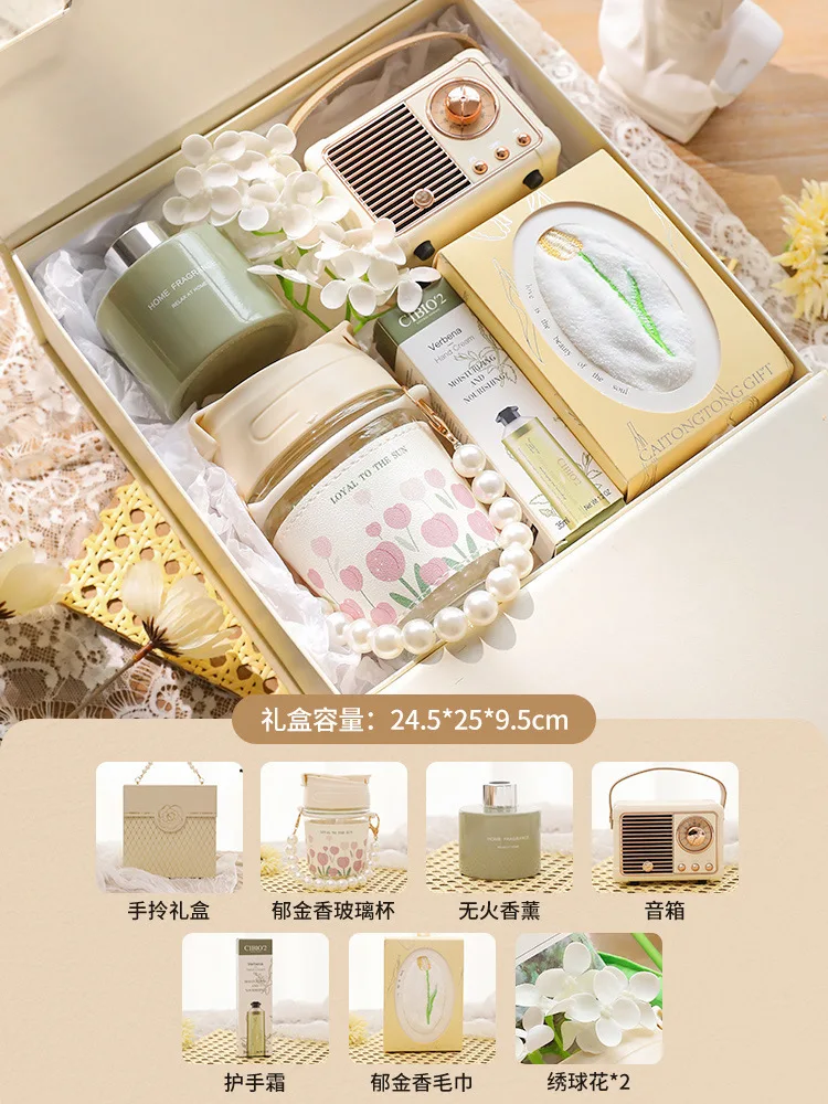Camellia Pearl Hand Companion Gift Box Practical Birthday Wedding ...