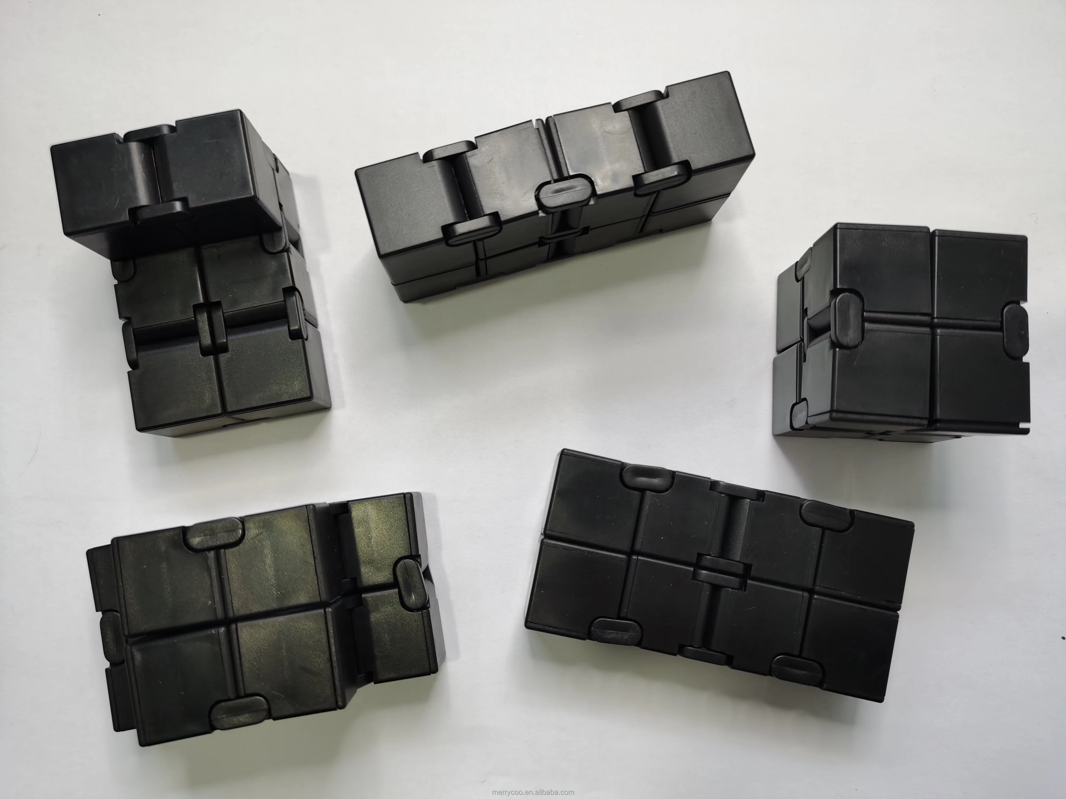 Black Infinity Cube - Ultimate Fidget Tool for All Ages